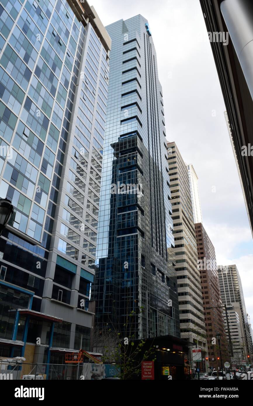 Blue Cross Building in Philadelphia and Other Neighboring Skyscrapers ...