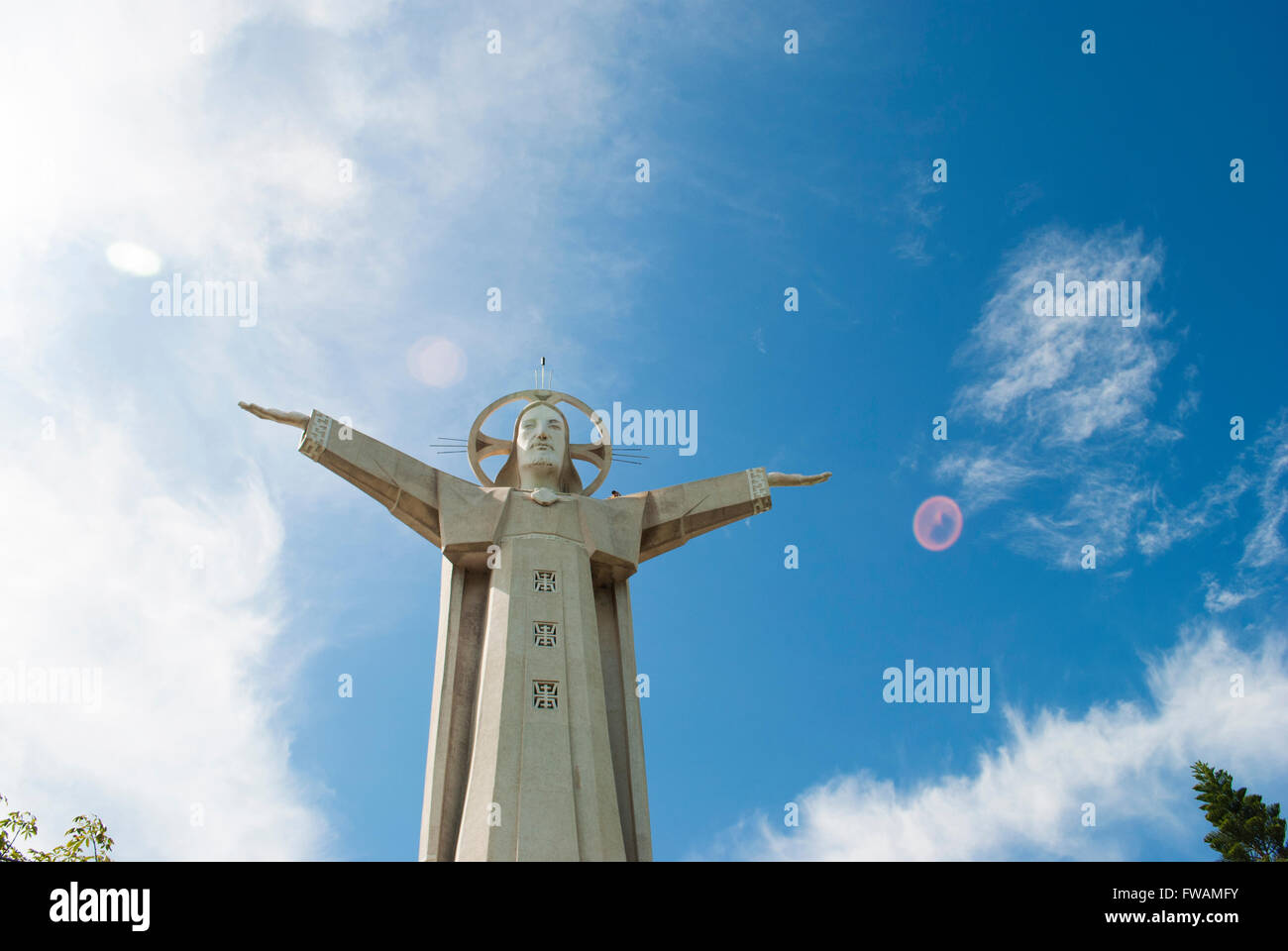 Statue of Jesus Christ with outstretched arms Stock Photo - Alamy