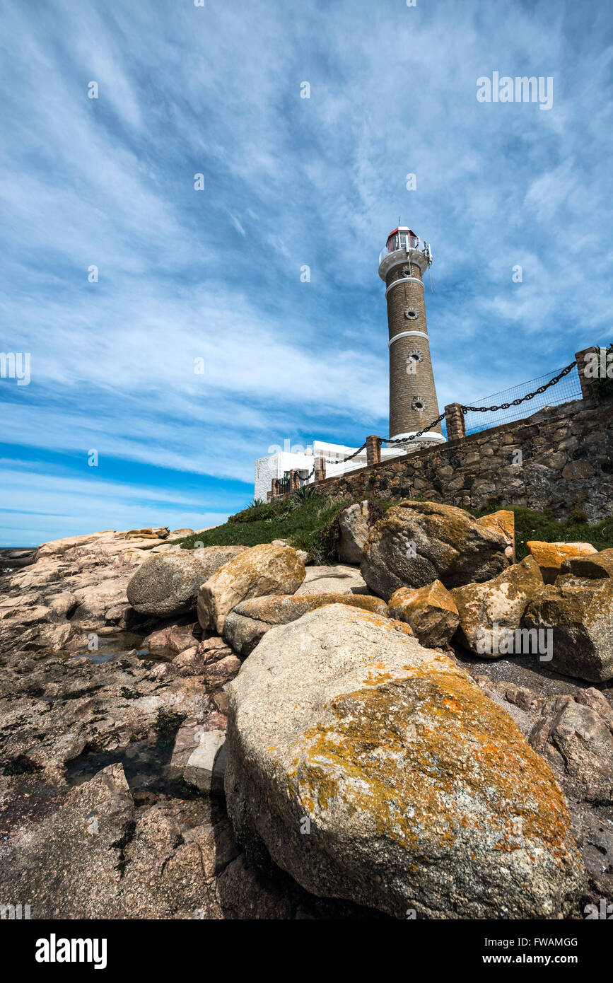 Lighthouse in Jose Ignacio near Punta del Este, Uruguay Stock Photo - Alamy