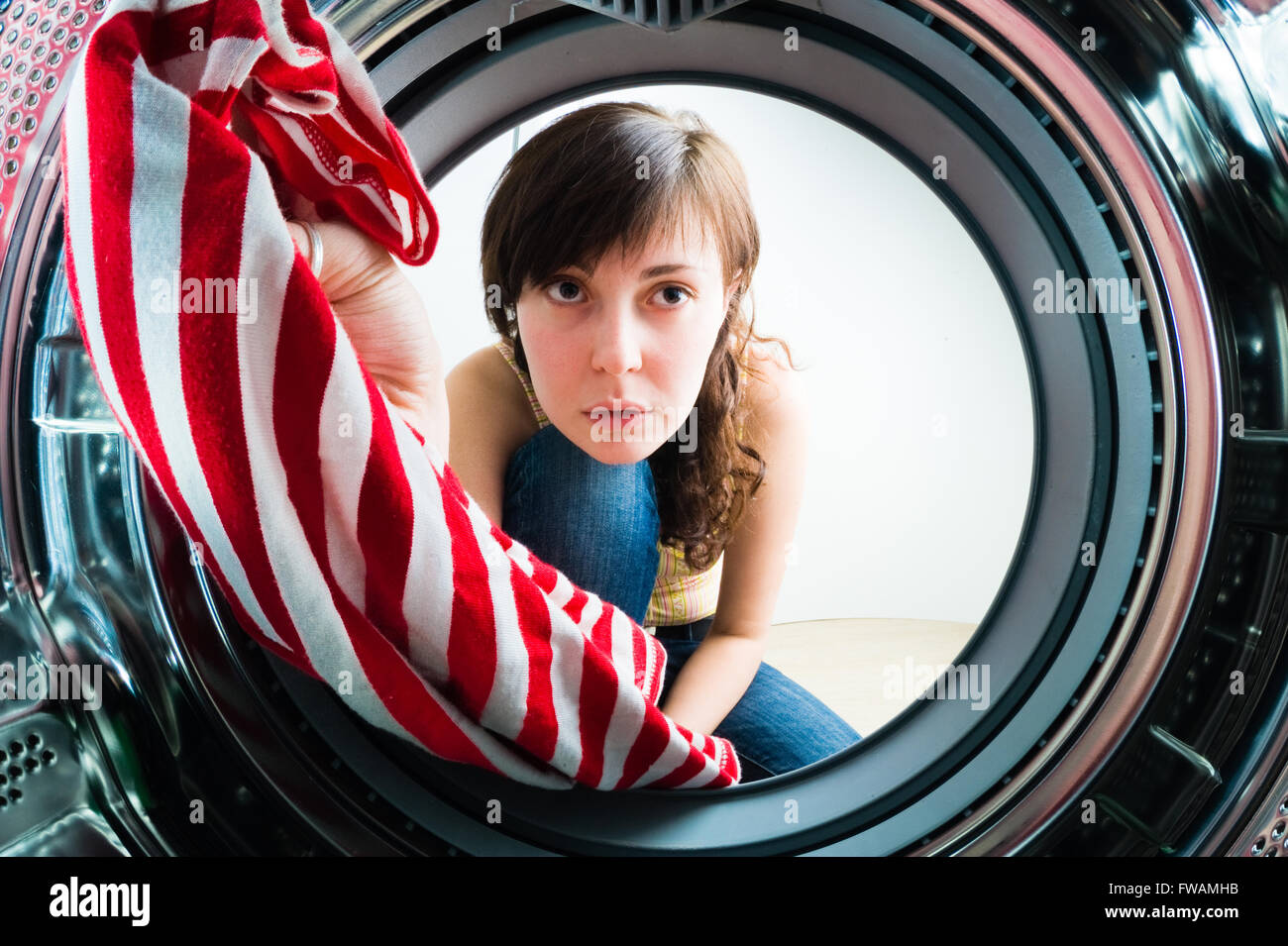 Funny washing machine hi-res stock photography and images - Alamy