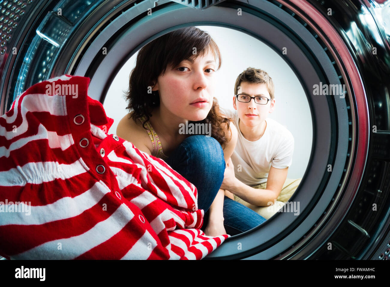 Funny washing machine hi-res stock photography and images - Alamy