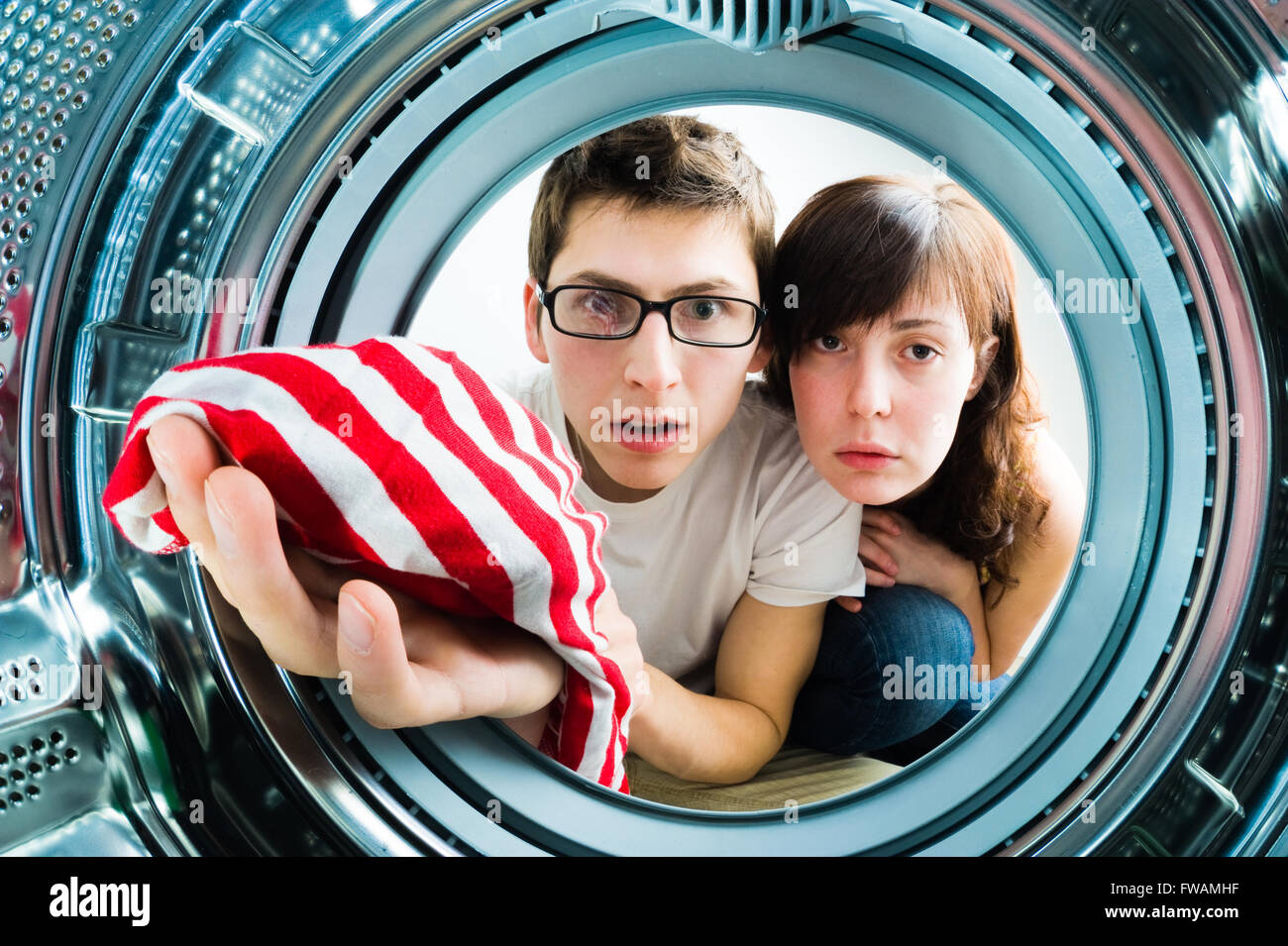 Funny washing machine hi-res stock photography and images - Alamy