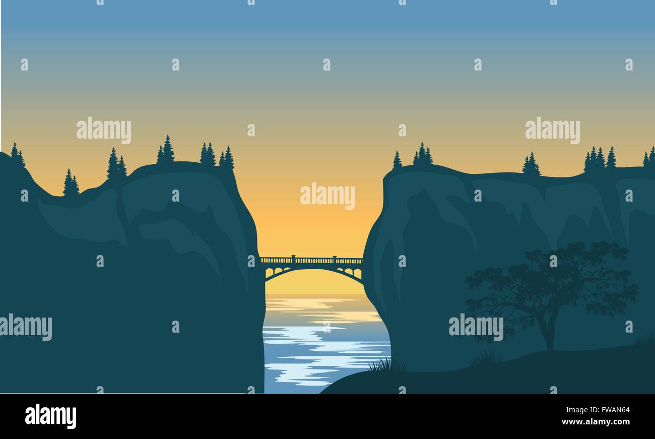At risk bridge Stock Vector Images - Alamy