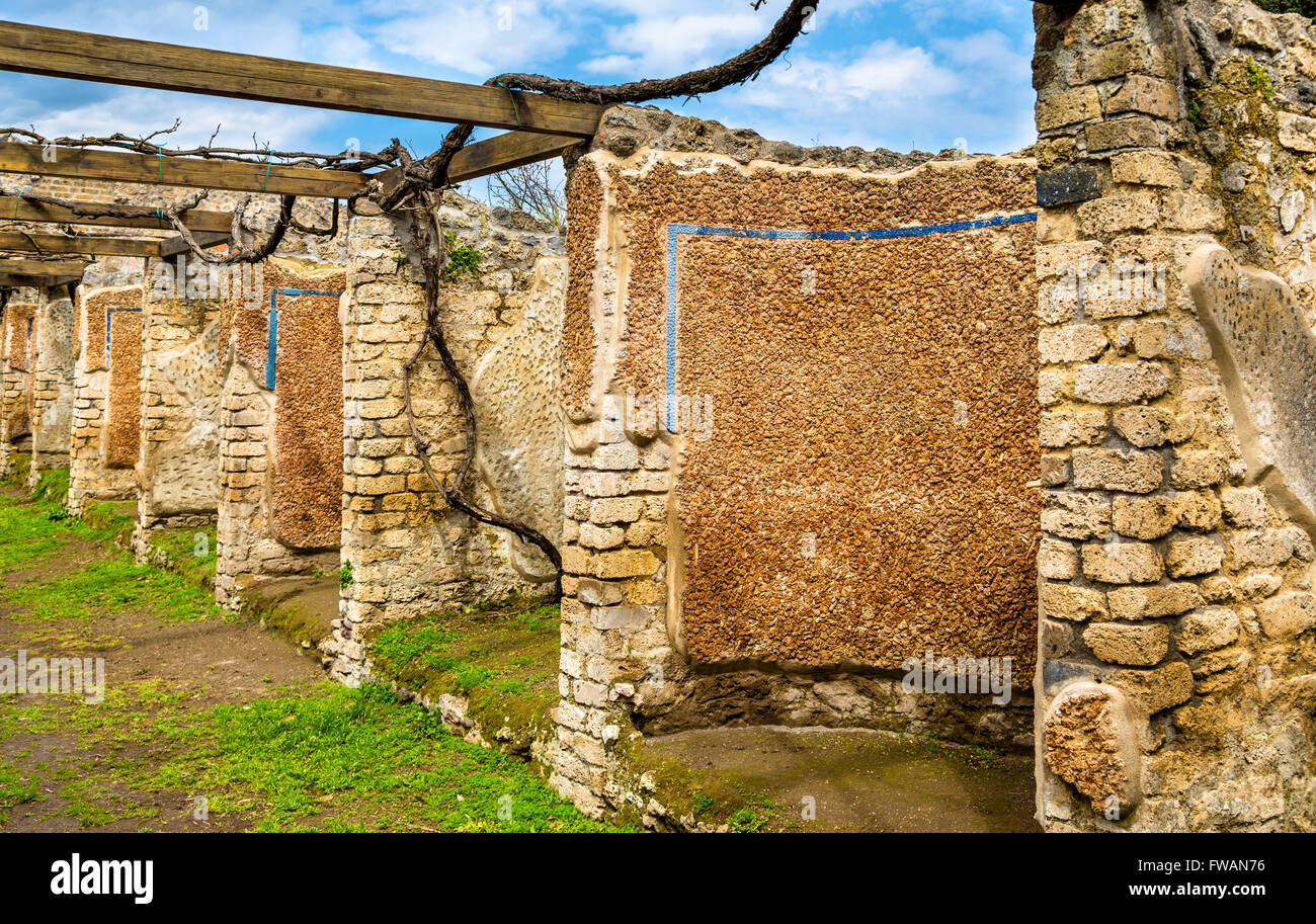 House of Julia Felix in Pompeii Stock Photo - Alamy