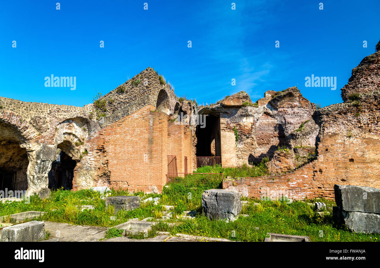 The Amphitheater of Capua, the second biggest roman amphitheater Stock ...