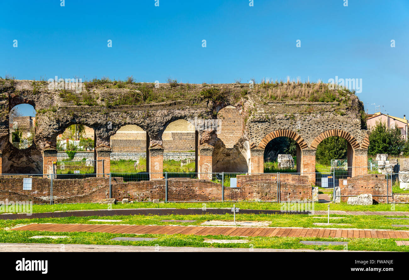 The Amphitheater of Capua, the second biggest roman amphitheater Stock ...