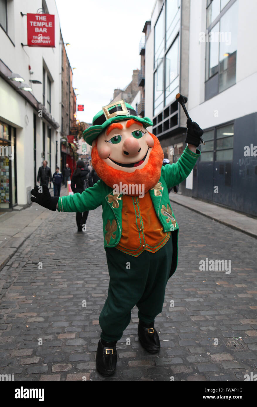 St Patrick's Day celebrations in Dublin,Ireland on the 17th of March ...
