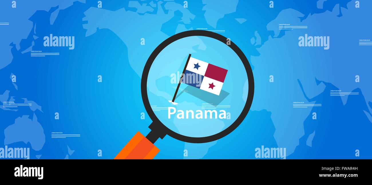 panama map world location flag Stock Vector Image & Art - Alamy