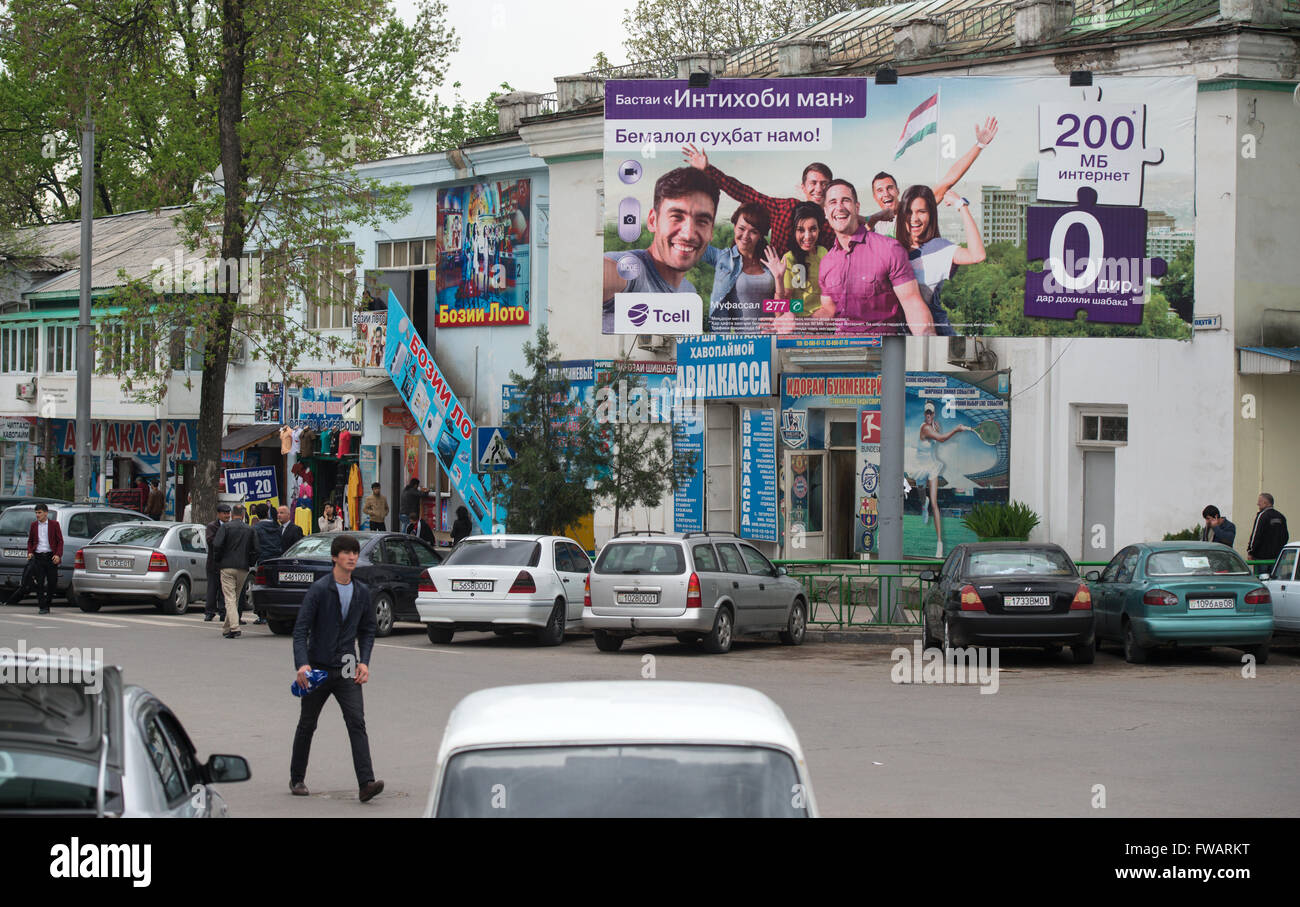 Tajikistan street scene dushanbe hi-res stock photography and images ...