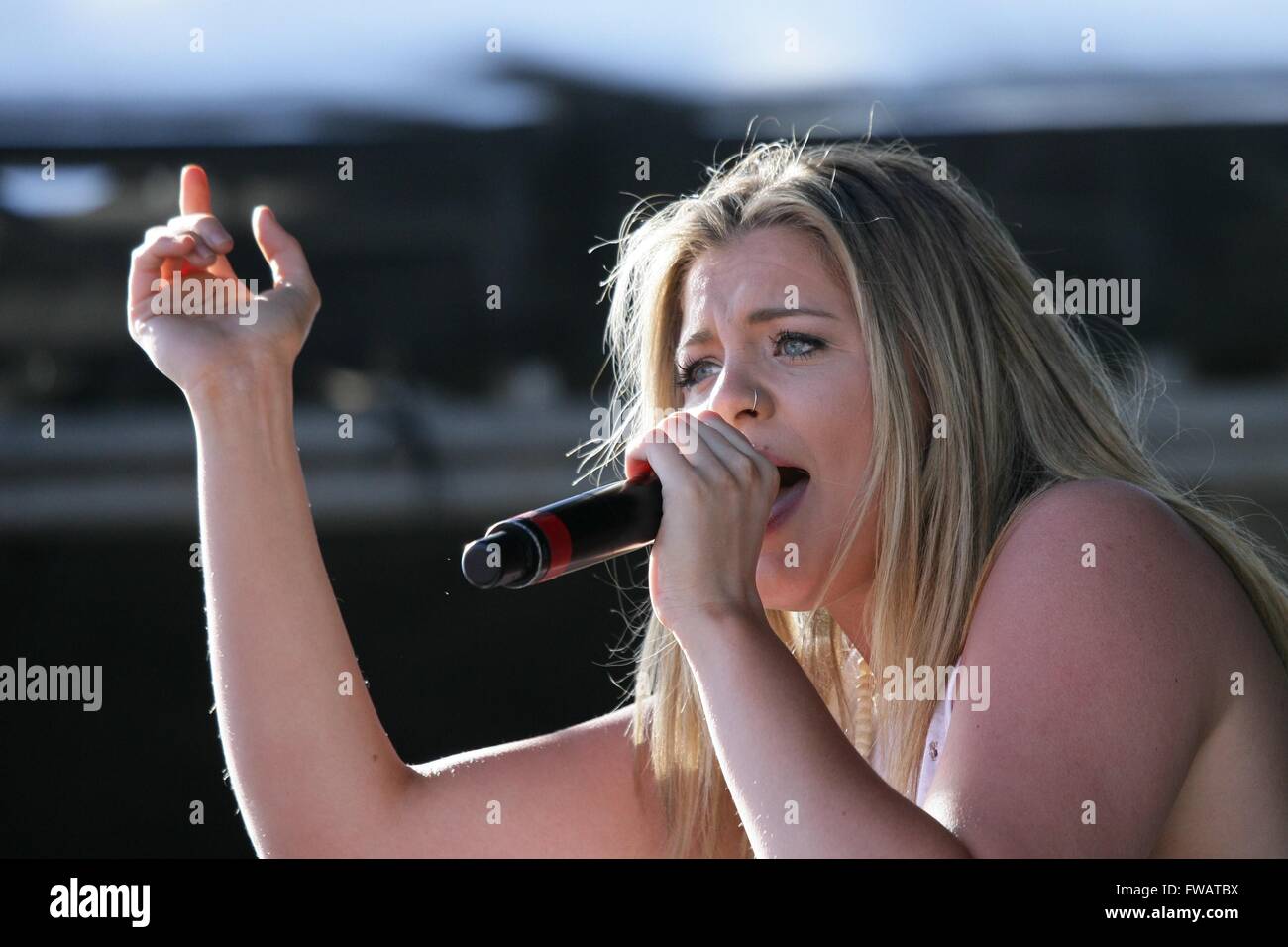 Las Vegas, NV, USA. 1st Apr, 2016. Lauren Alaina at arrivals for 4th ...