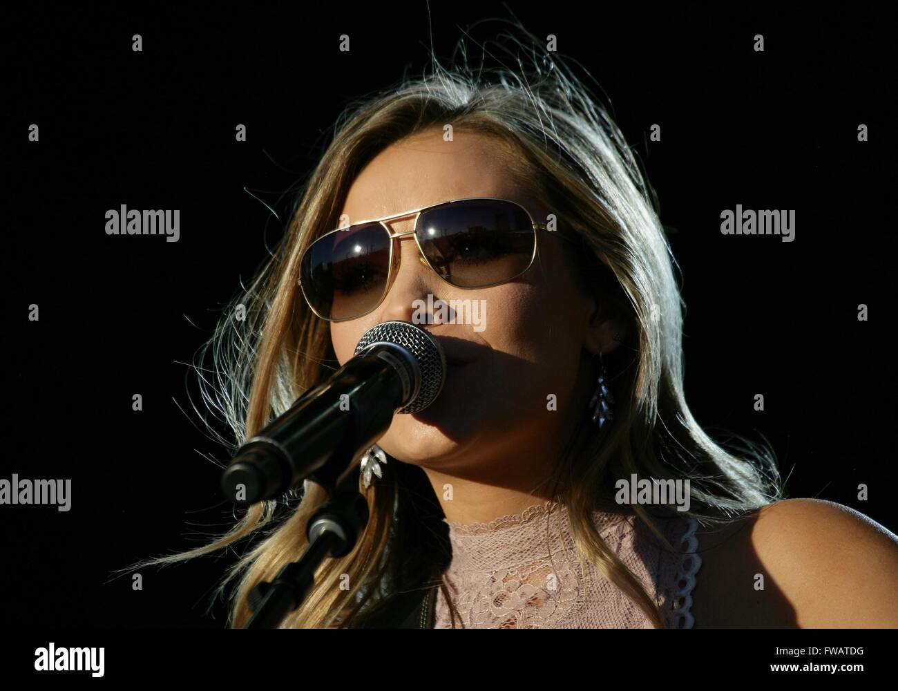 Las Vegas, NV, USA. 1st Apr, 2016. Taylor Dye of Maddie and Tae at ...