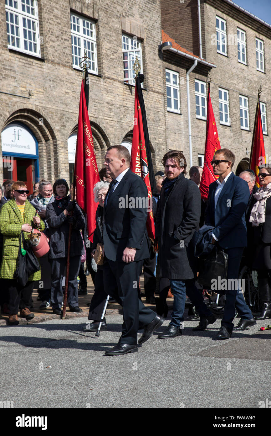 Copenhagen, Denmark, April 2nd, 2016. Prime Minister Lars Loekke ...
