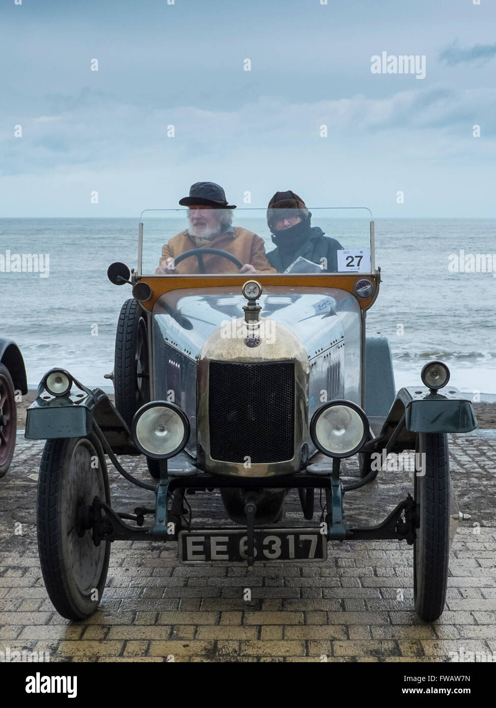 Aberystwyth, Wales, UK. 2nd April, 2016. Hundreds of vintage and ...