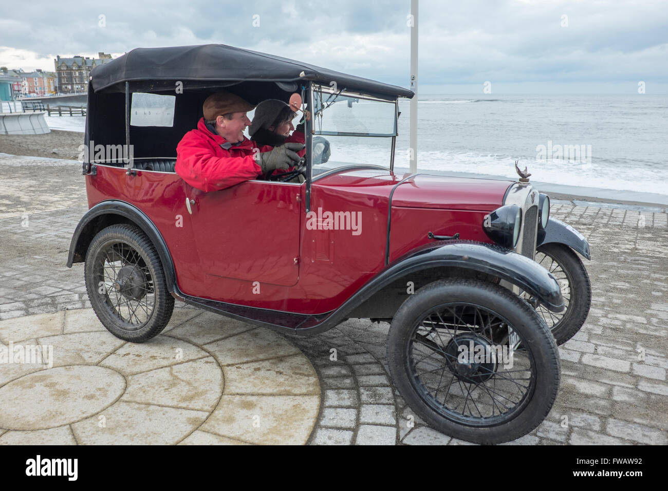 Red vintage aberystwyth hi-res stock photography and images - Alamy