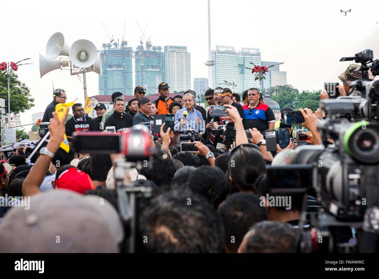 Kuala Lumpur, Malaysia. 2nd April, 2016. GST Protests in Kuala Lumpur ...
