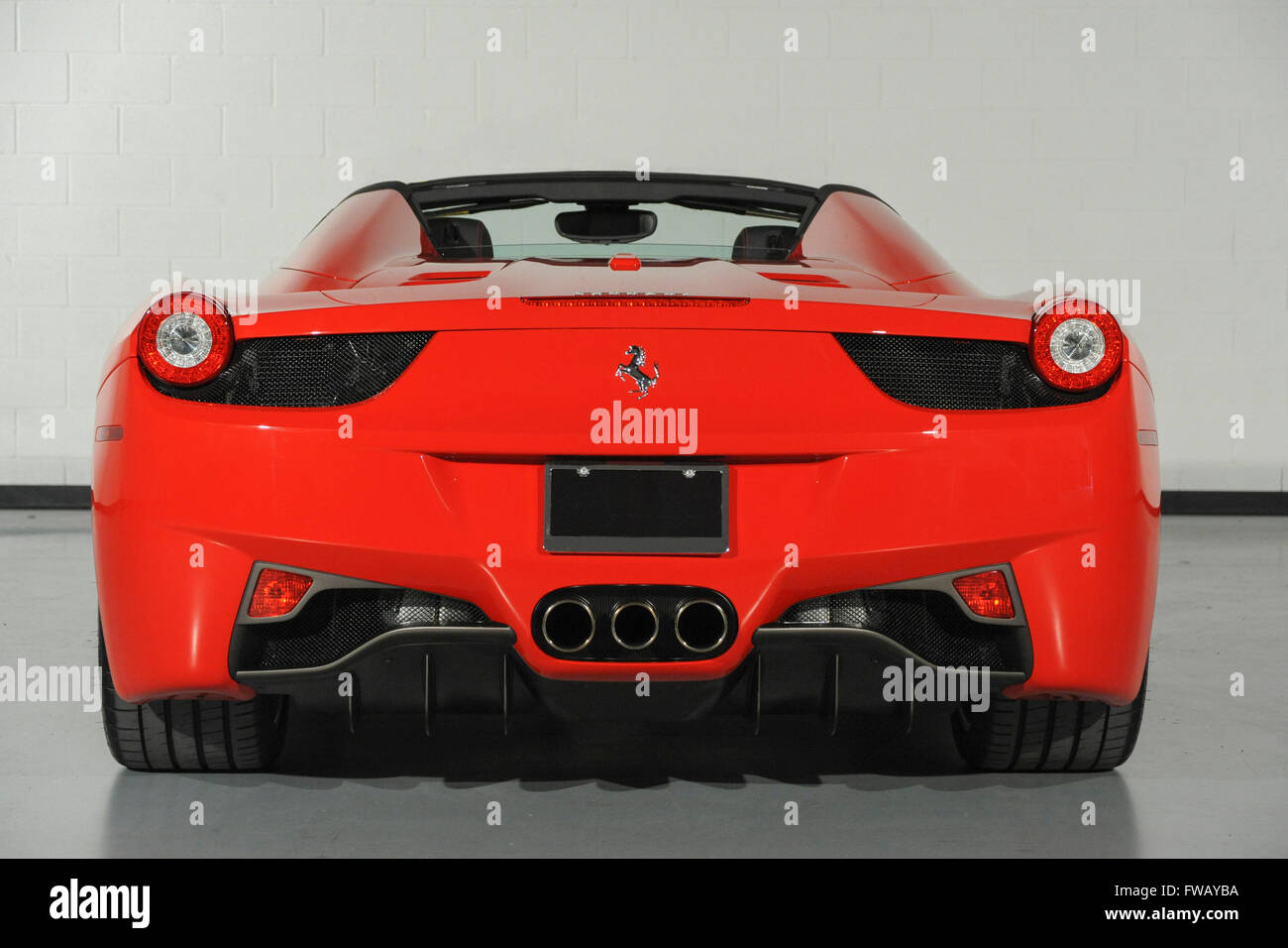 April 1, 2016: 2014 Red Ferrari Spider 458 Stock Photo - Alamy