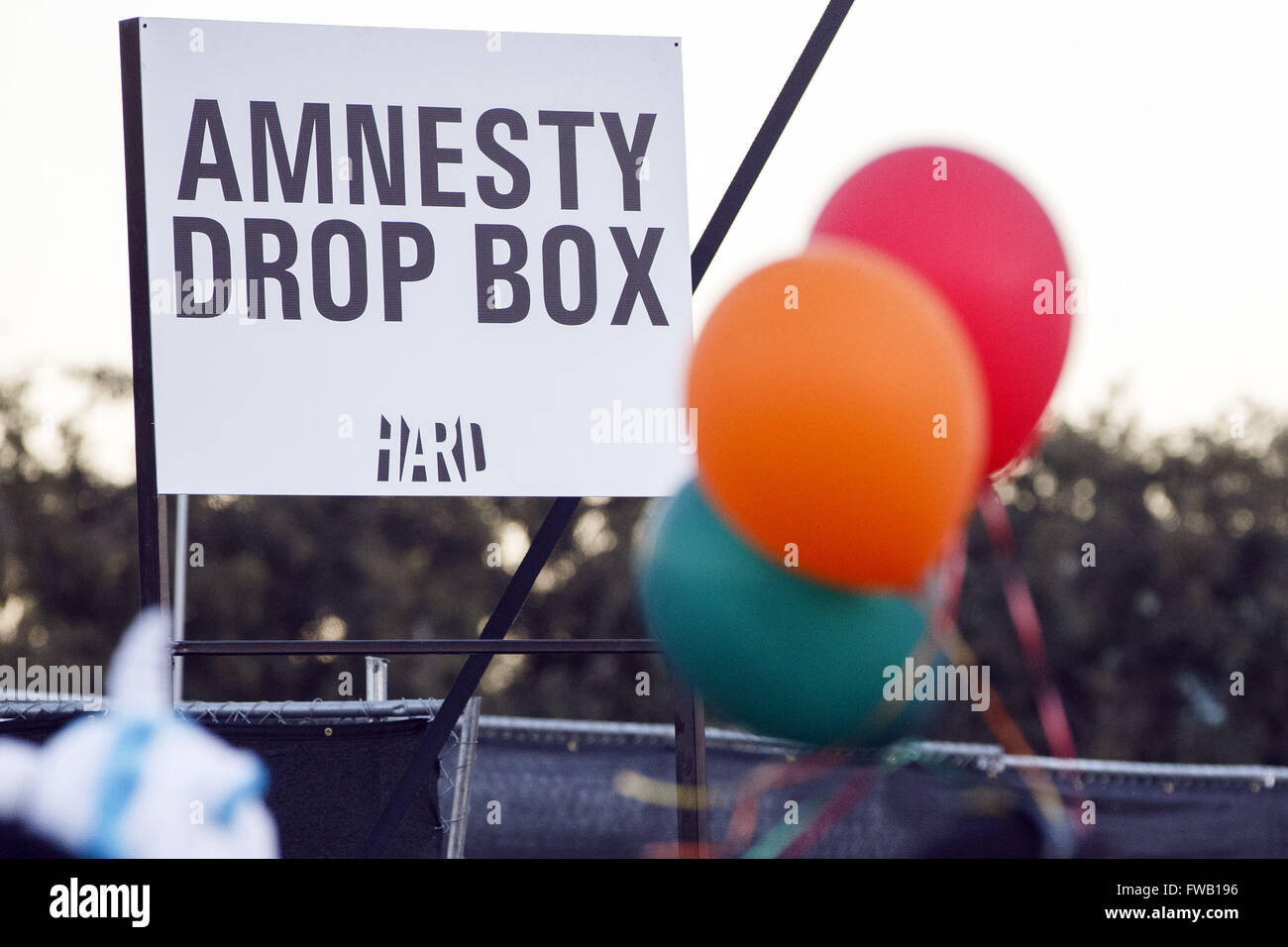 Amnesty box hi-res stock photography and images - Alamy