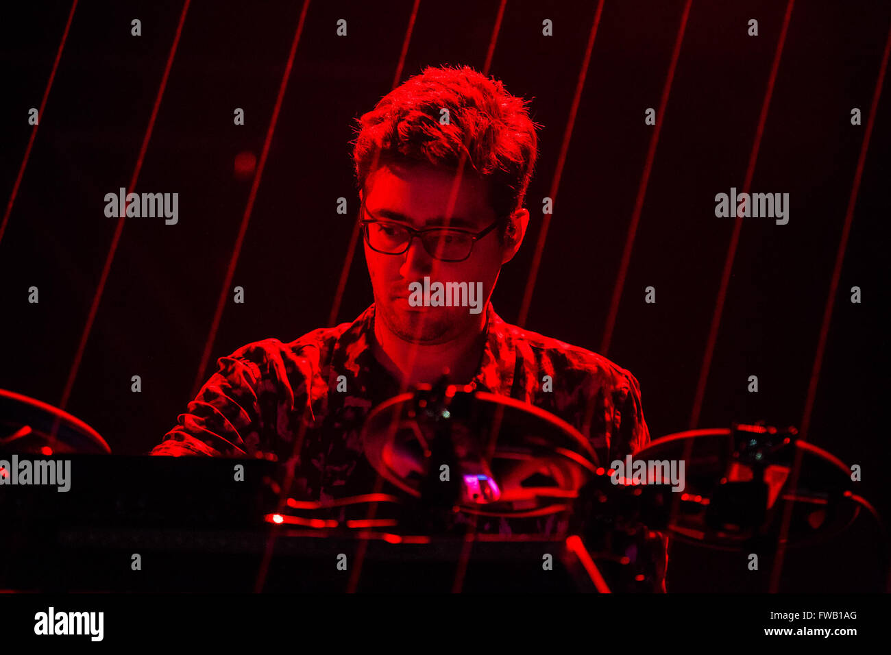 Manchester, UK. 2nd April, 2016. Olly Alexander, Mikey Goldsworthy and ...