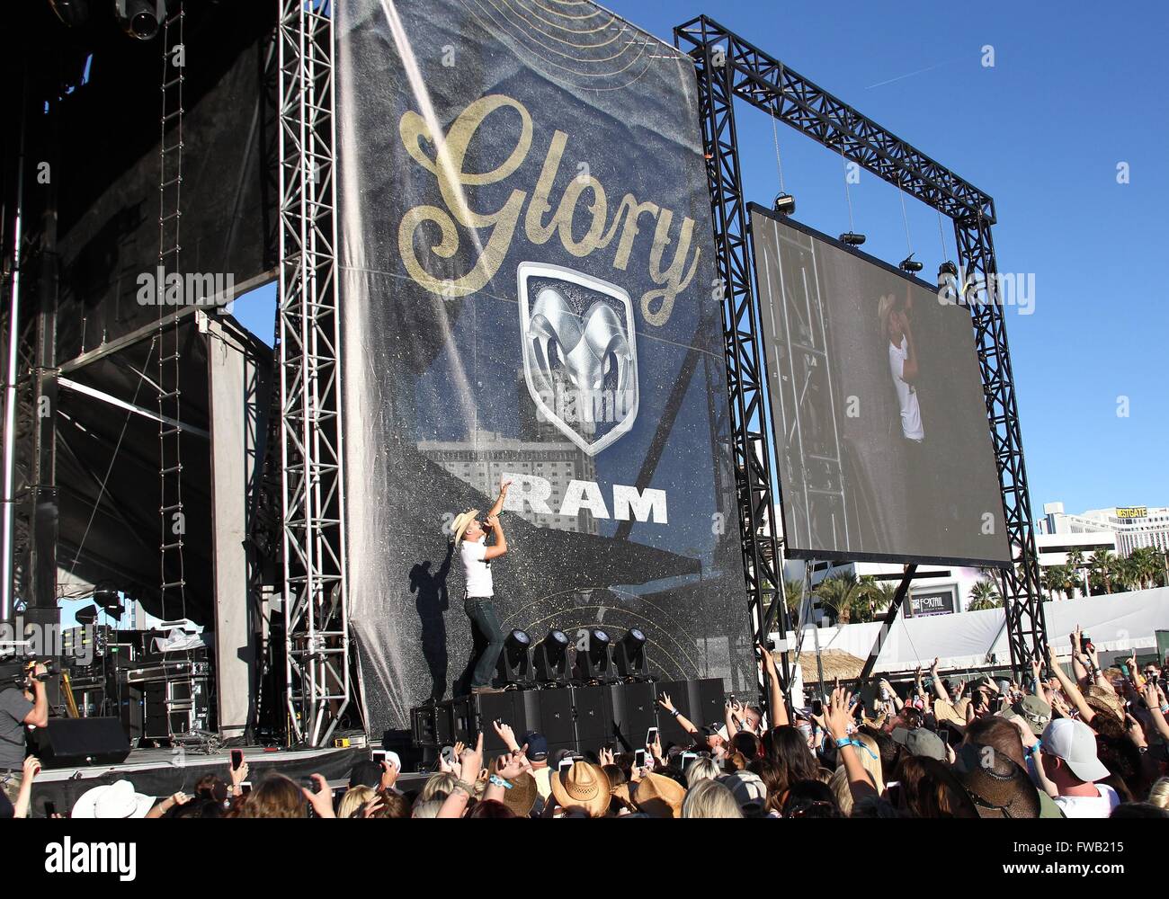 Las Vegas, NV, USA. 2nd Apr, 2016. Dustin Lynch at arrivals for 4th ...