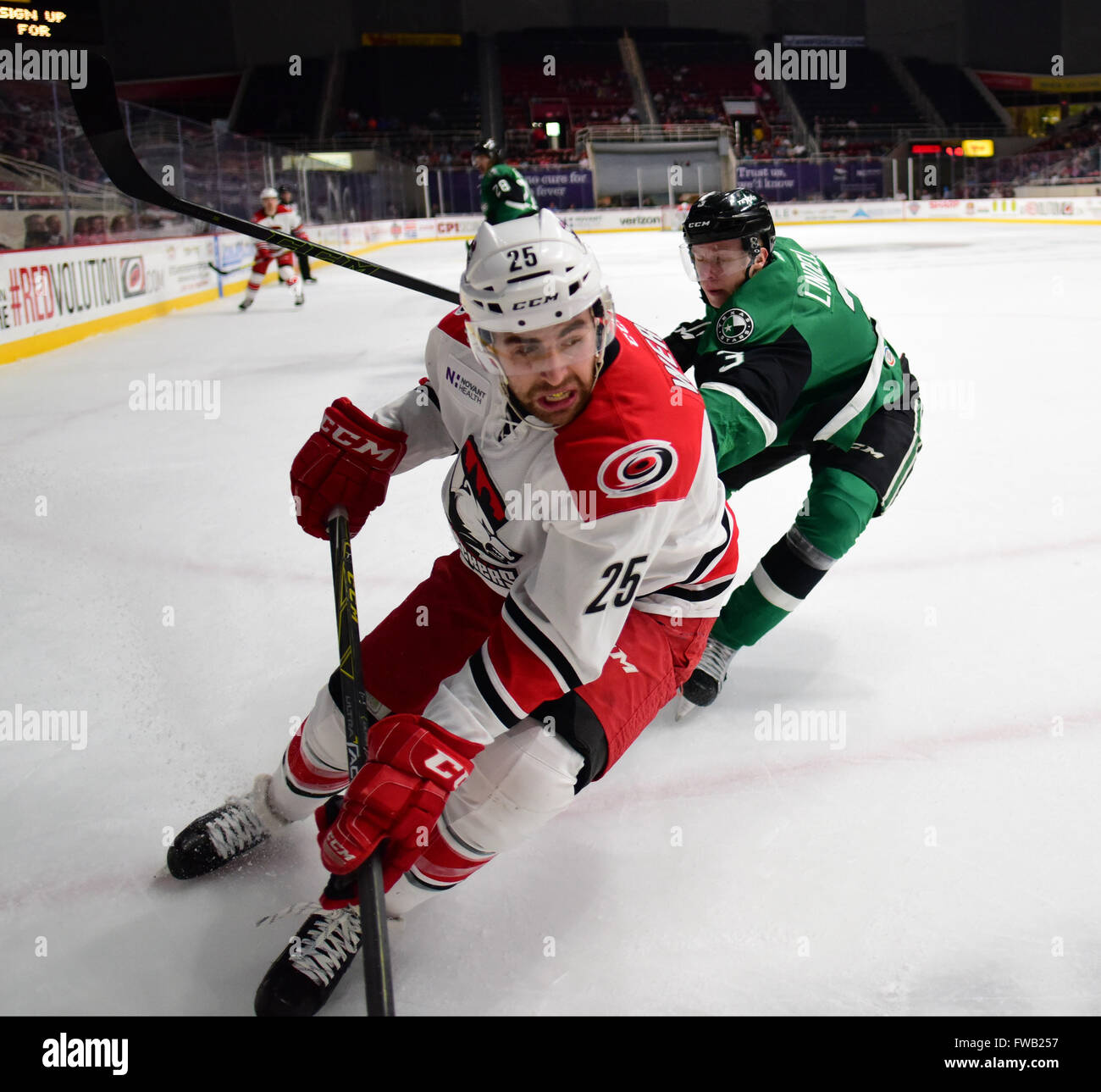 Charlotte Checkers C Ethan Werek (25) during the AHL game between the ...