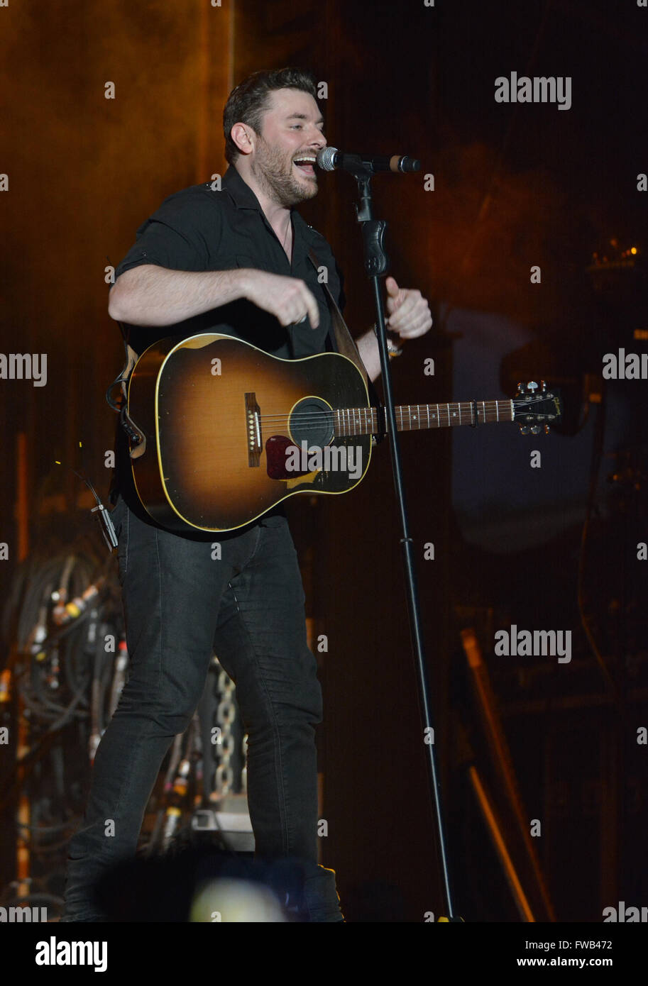 Las Vegas, Nevada, USA. 2nd Apr, 2016. Country music singer Chris Young ...