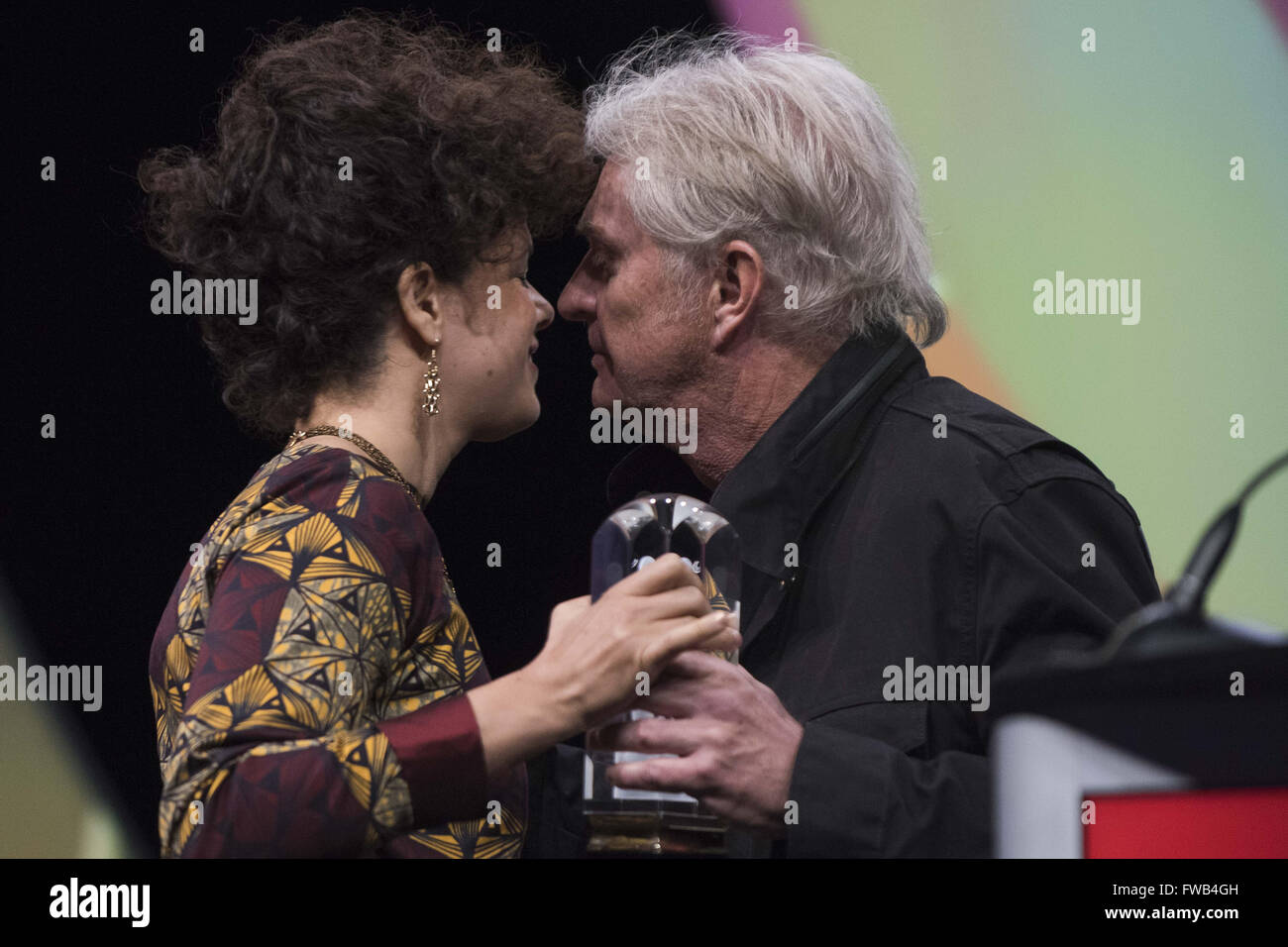 tom cochrane introduces the Allan Waters Humanitarian Award to Arcade ...