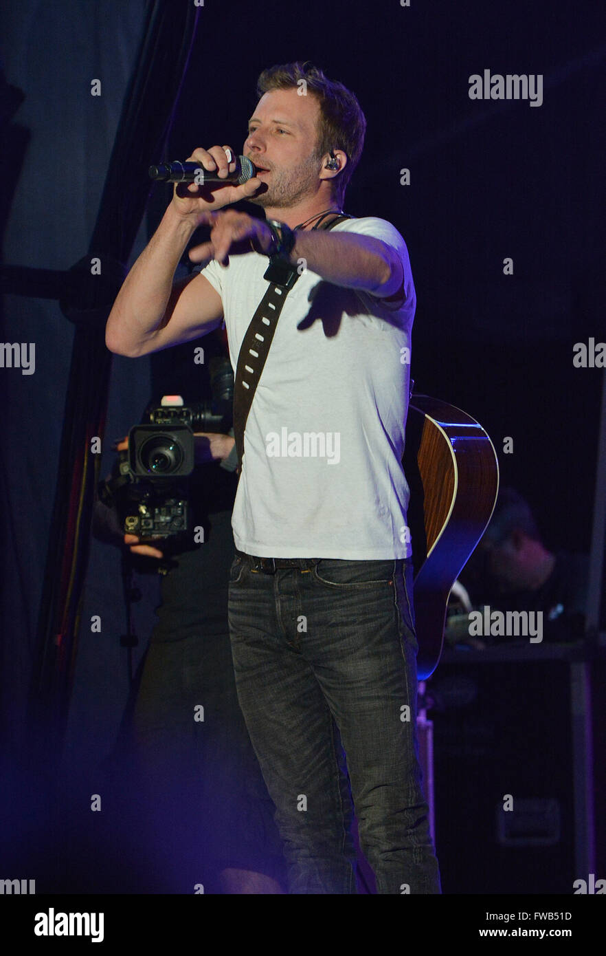 Las Vegas, Nevada, USA. 3rd Apr, 2016. Country music singer Dierks ...