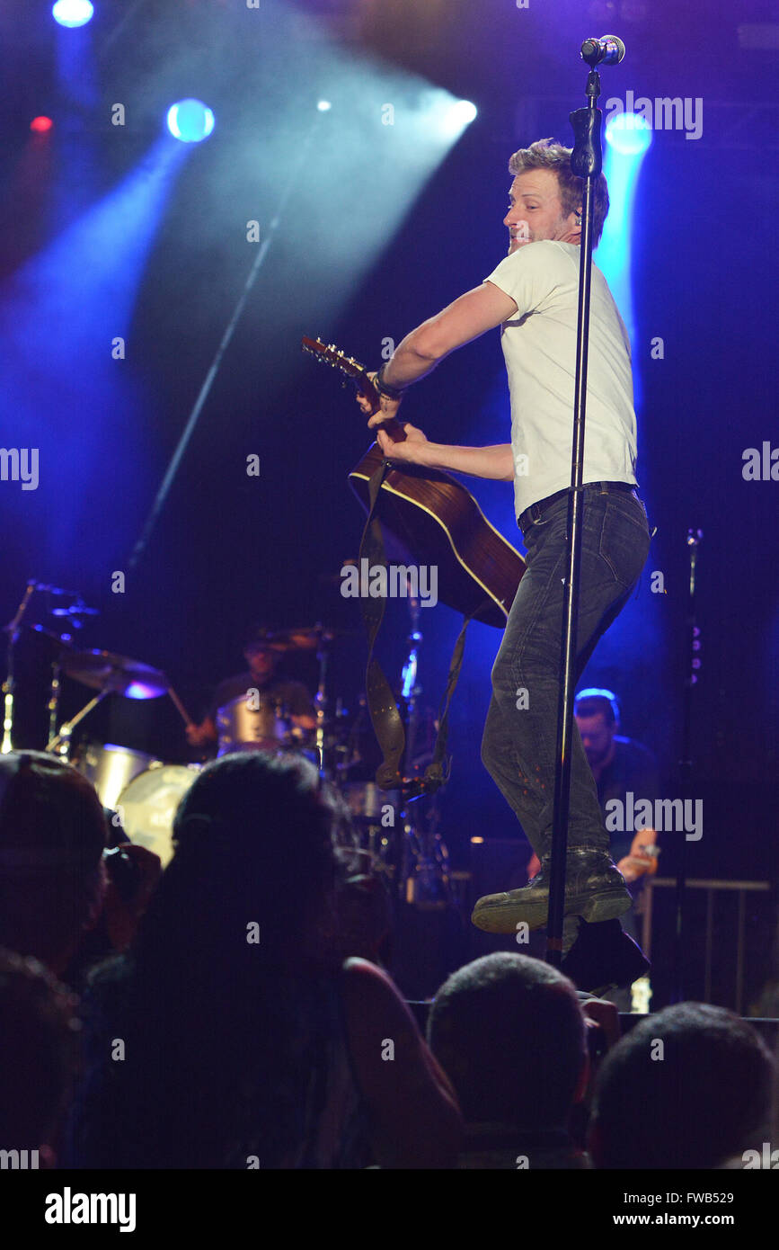 Las Vegas, Nevada, USA. 3rd Apr, 2016. Country music singer Dierks ...