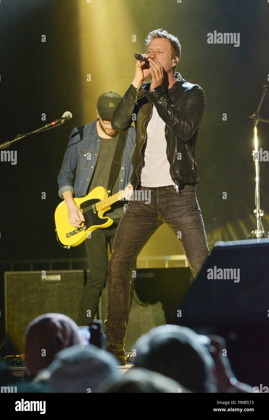 Las Vegas, Nevada, USA. 3rd Apr, 2016. Country music singer Dierks ...