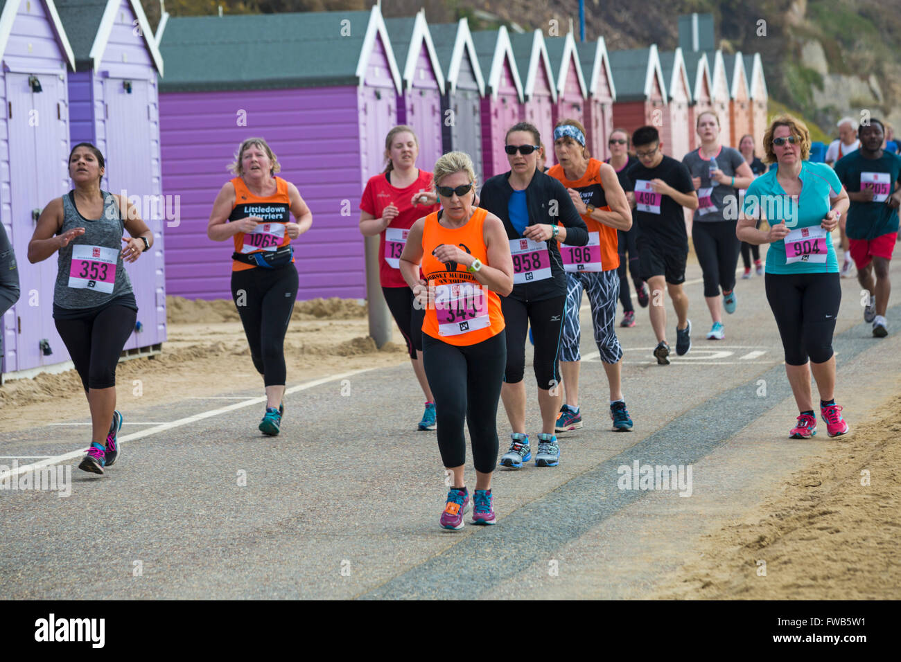 Bournemouth bay run hi-res stock photography and images - Alamy
