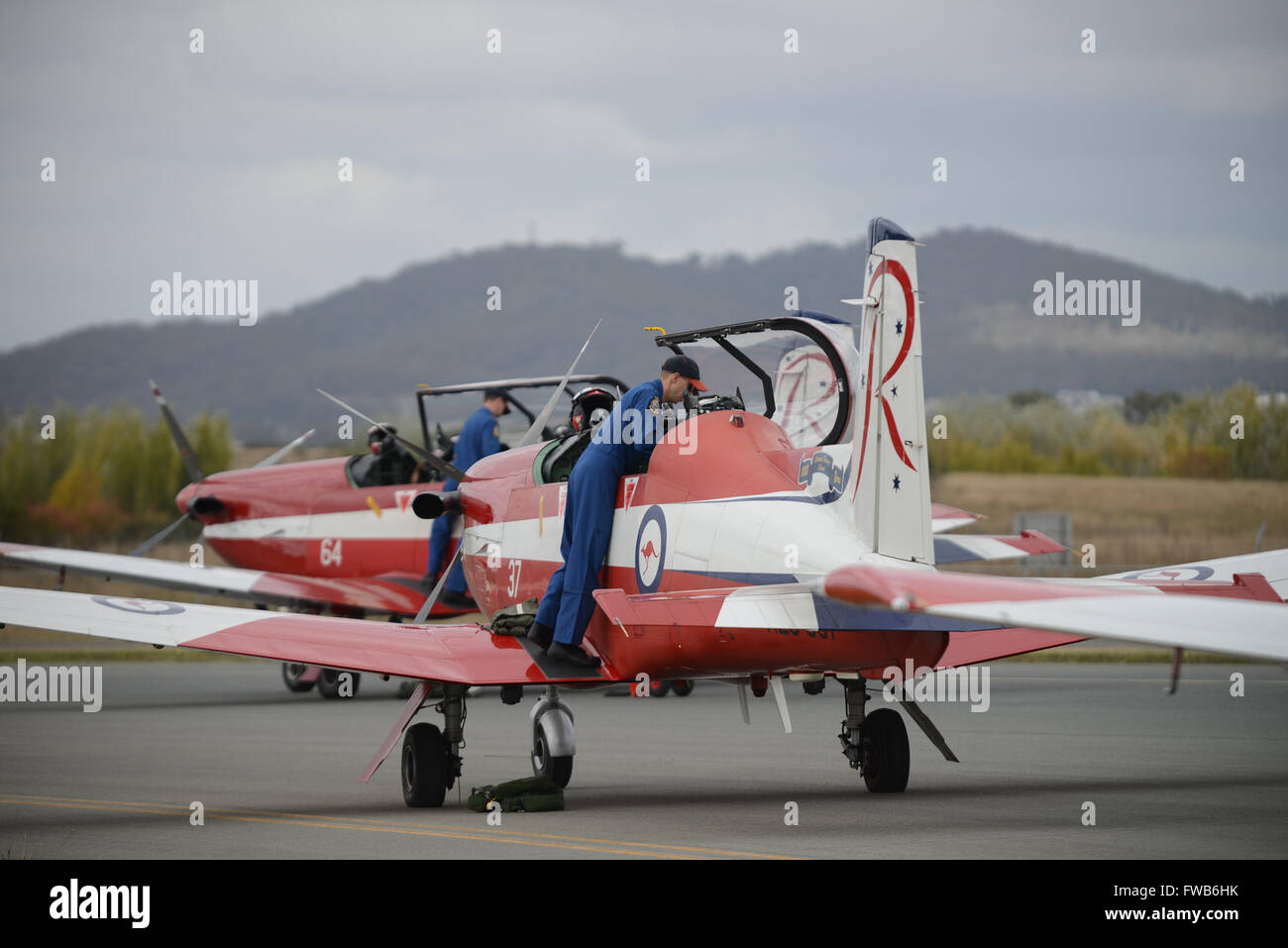 Canberra, Australia. 3rd Apr, 2016. Members of Royal Australian ...