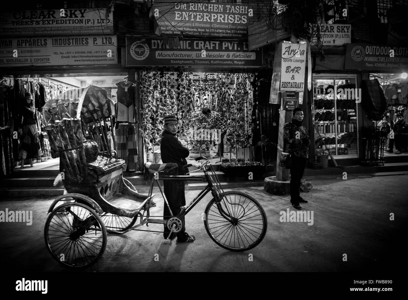 Nepal, Kathmandu, Thamel Stock Photo - Alamy