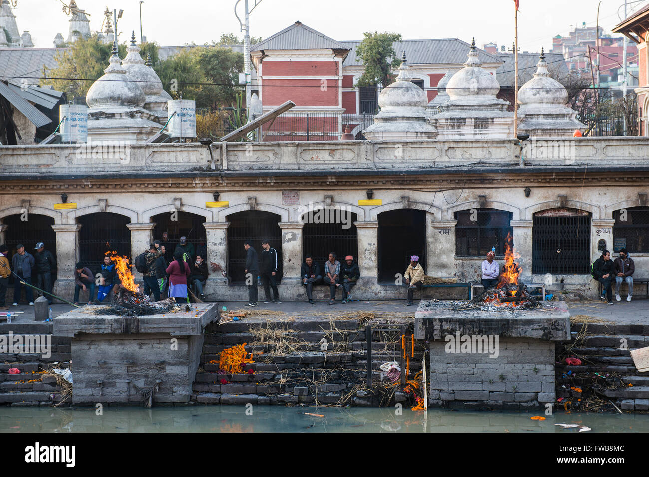 Nepal, Kathmandu, Pashupatinath, cremation funeral Stock Photo - Alamy