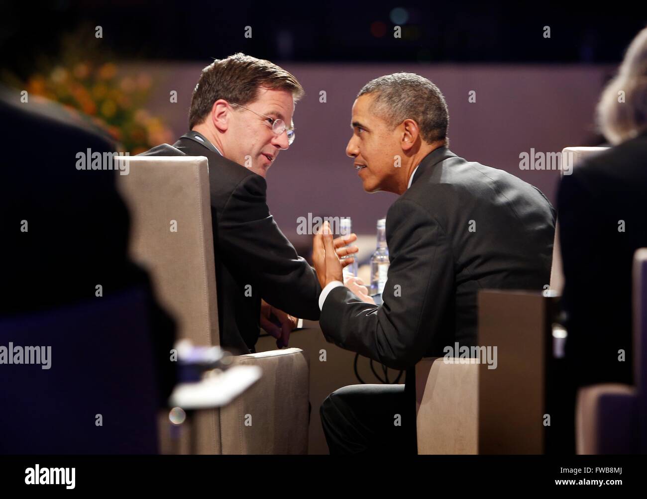 U.S. President Barack Obama chats with Prime Minister of the ...