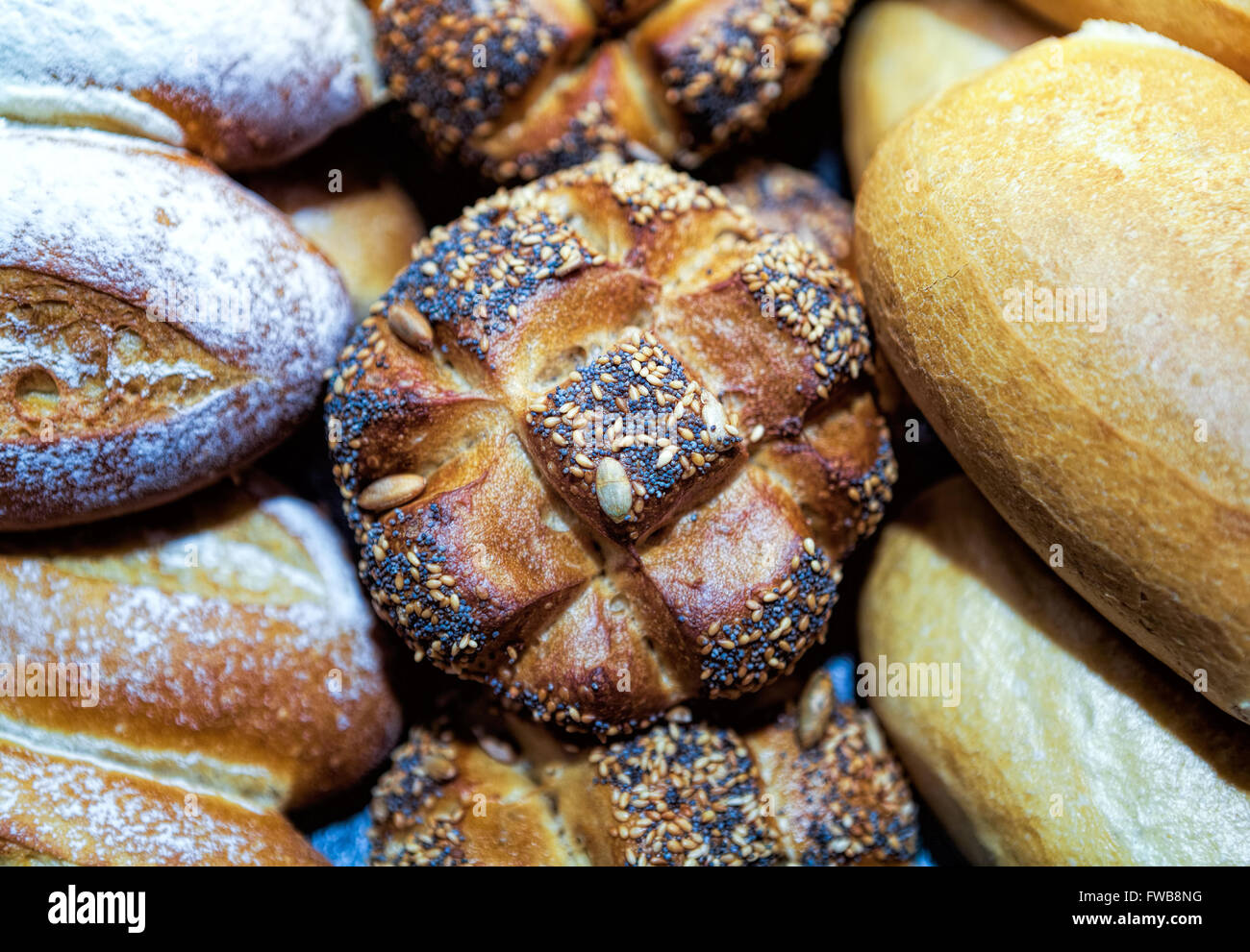 Big round loaf bread hi-res stock photography and images - Alamy