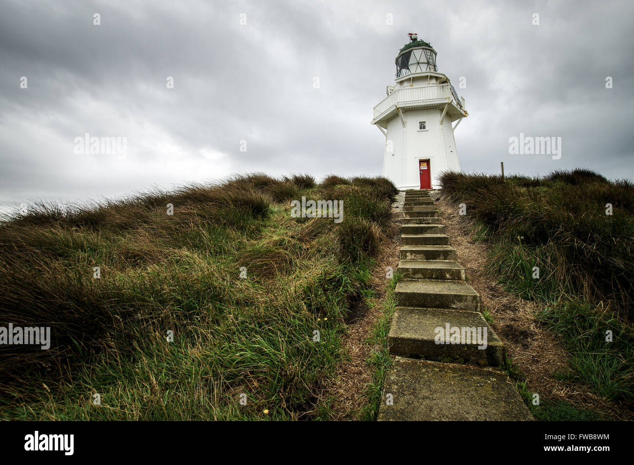 Waipapa Point Lighthouse in The Catlins, New Zealand Stock Photo - Alamy