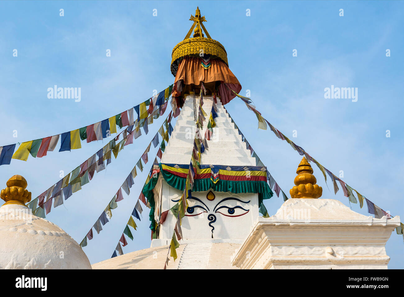 Nepal, Patan, Stupa Stock Photo - Alamy