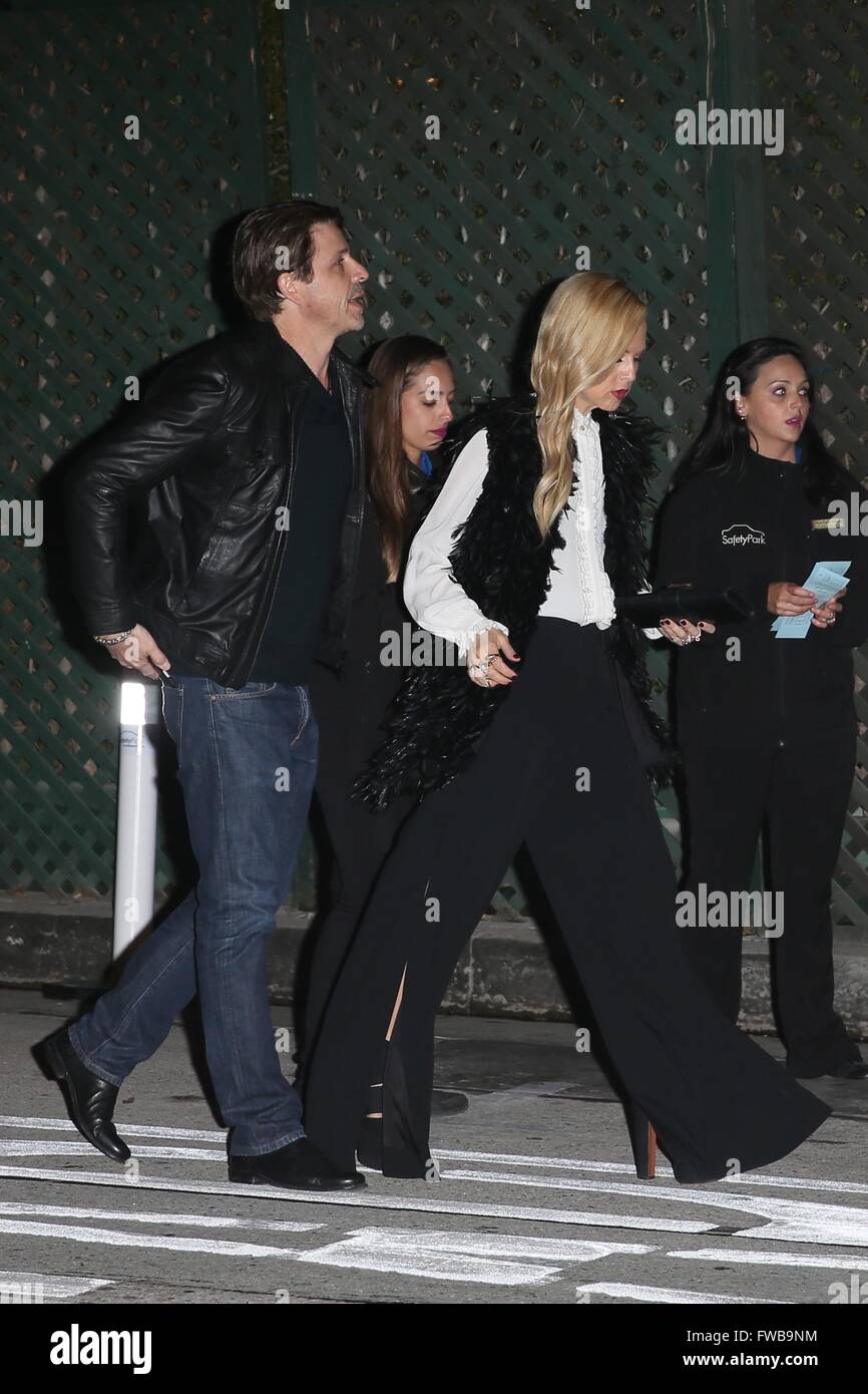 Celebrities seen arriving to the opening night of Au Fudge restaurant ...