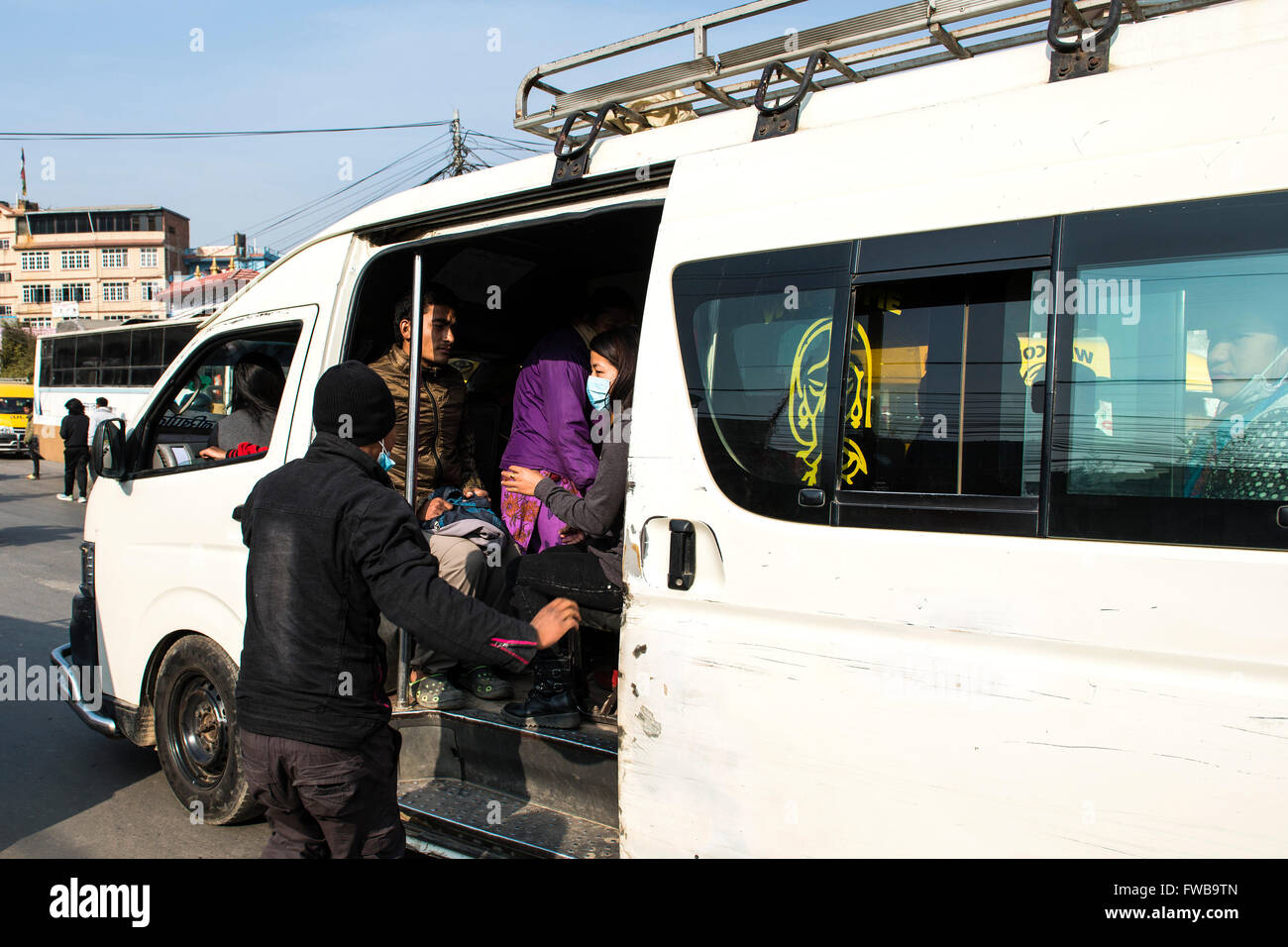 Nepal bhaktapur bus hi-res stock photography and images - Alamy