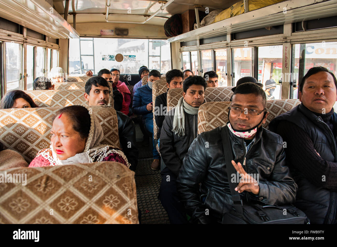 Nepal bhaktapur bus hi-res stock photography and images - Alamy