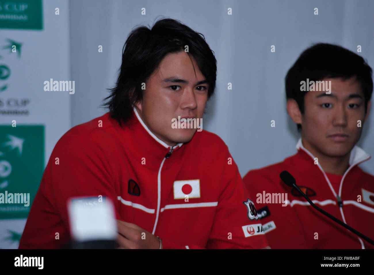Davis Cup - First Practice Day - Press Conference Featuring: Taro ...