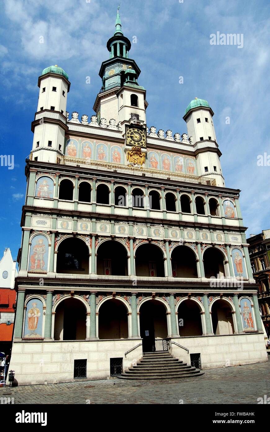 Poznan, Poland: Renaissance 16th century Town Hall (Ratusz) is the ...