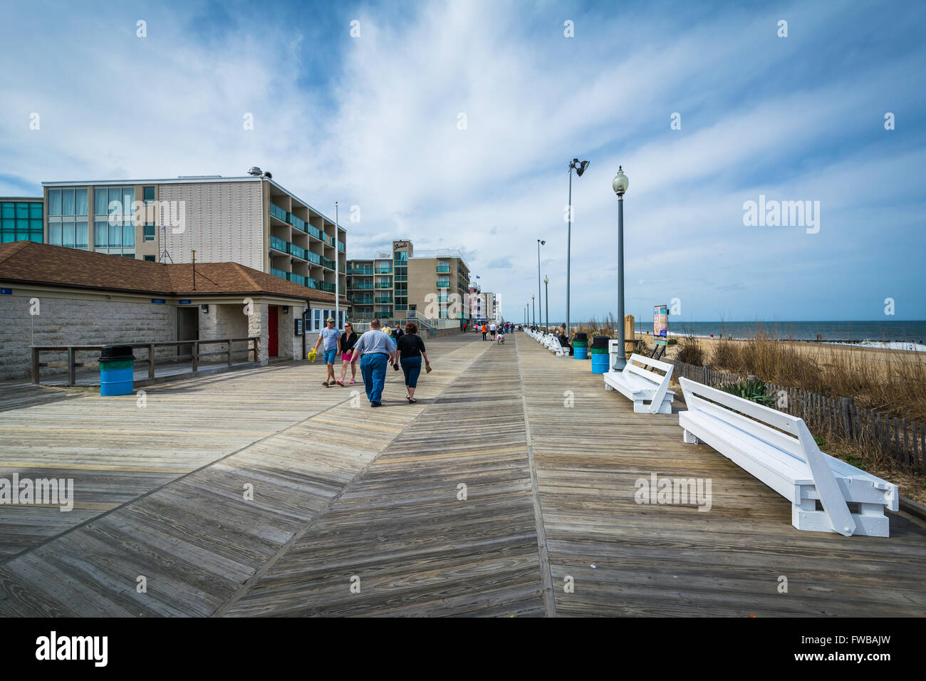 Rehoboth beach boardwalk hi-res stock photography and images - Alamy