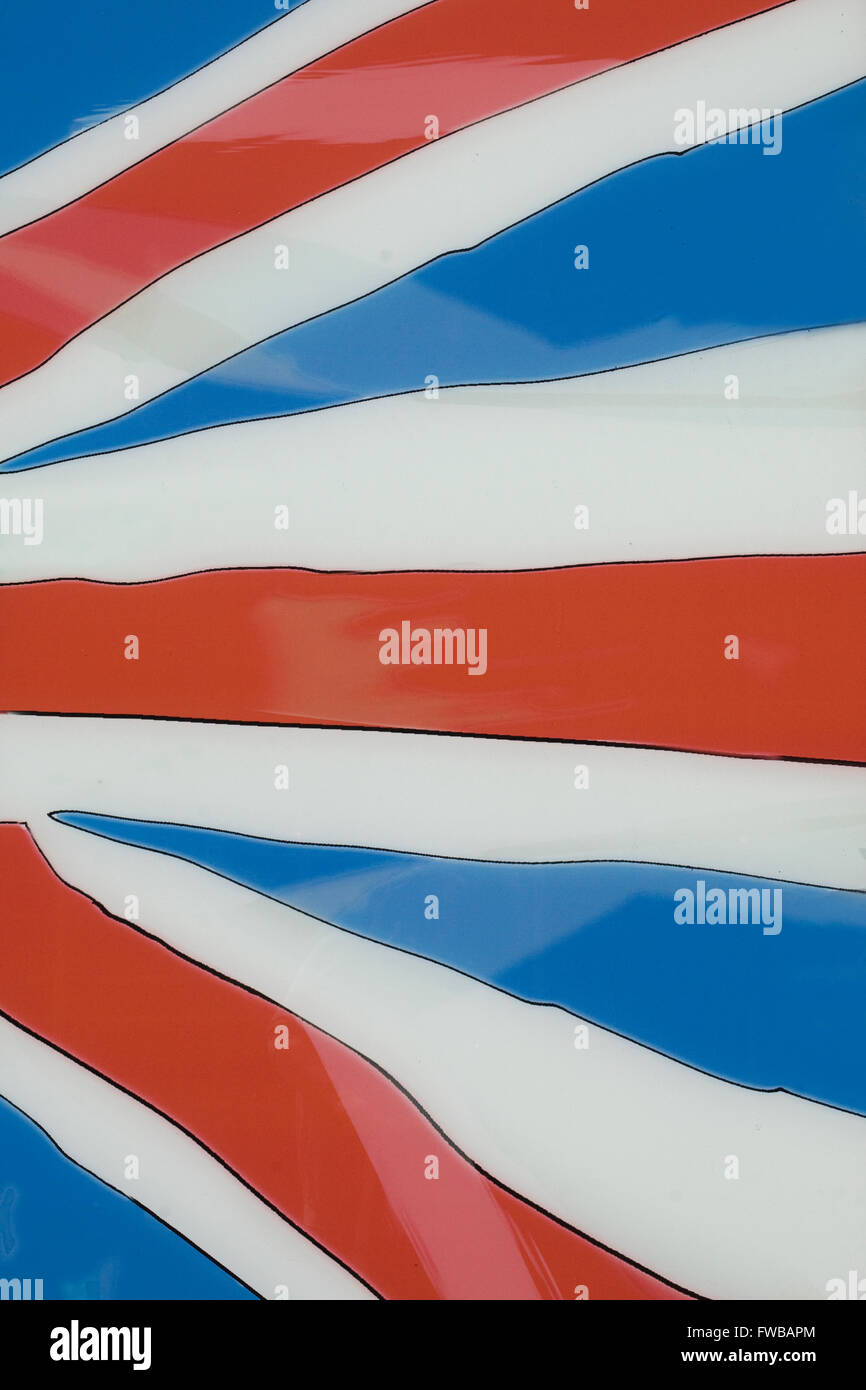 Abstract view of the union jack Stock Photo - Alamy