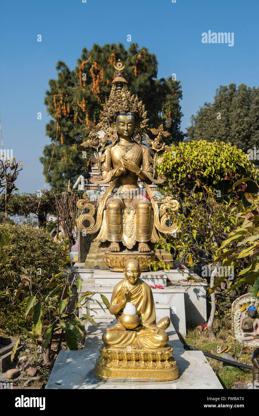Nepal, Kopan monastery Stock Photo - Alamy