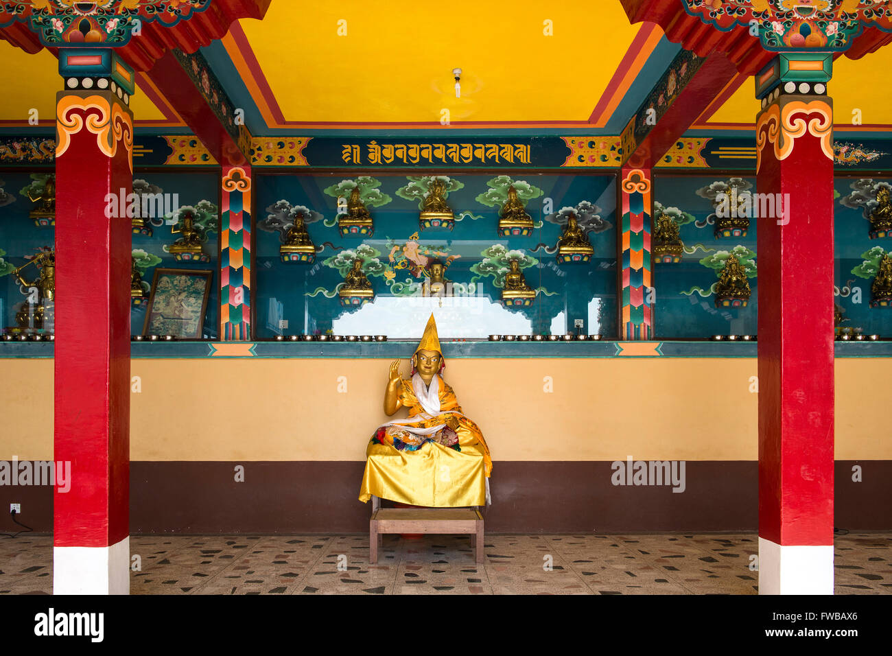 Nepal, Kopan monastery Stock Photo - Alamy
