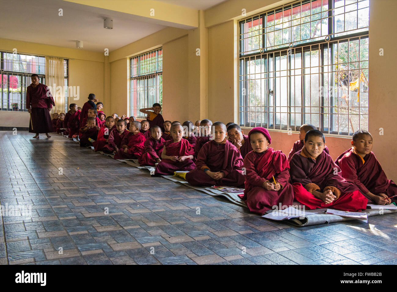 Nepal, Kopan monastery Stock Photo - Alamy