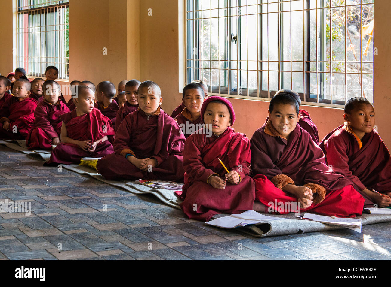 Nepal, Kopan monastery Stock Photo - Alamy
