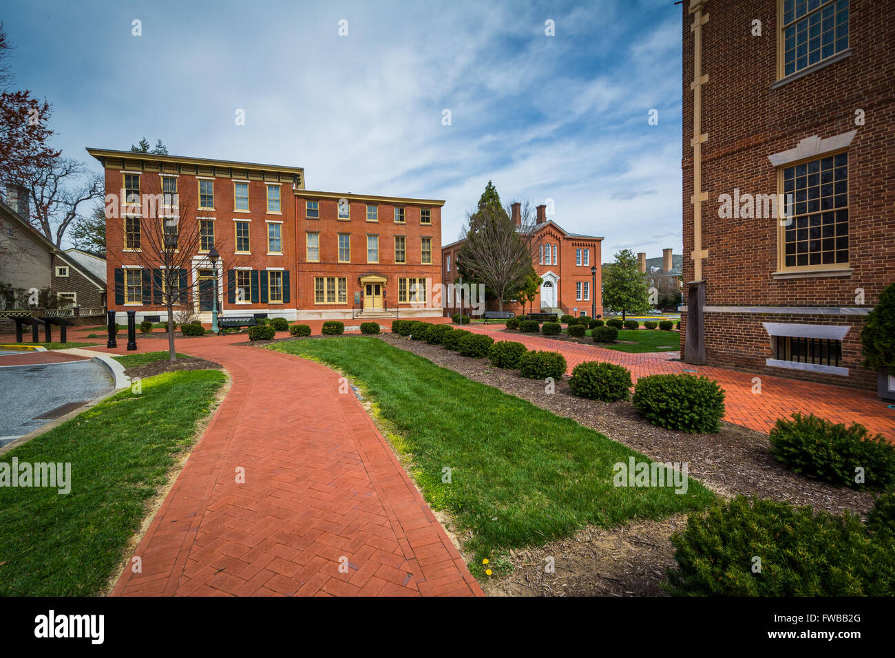 Historic brick buildings in downtown Dover, Delaware Stock Photo - Alamy