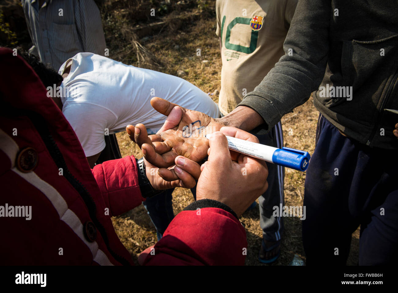 Nepal, Nuwakot district, one year after the earthquake, humanitarian ...
